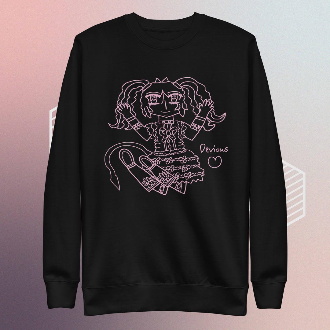 Kawaii Cutecore Goth Demon Anime Girl Gifts for Her Sweatshirt - Etsy