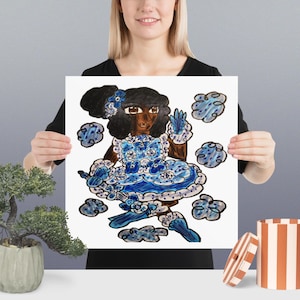 Blue Magical Girl Cutecore Coquette Kawaii Poster Gifts for Her - Etsy