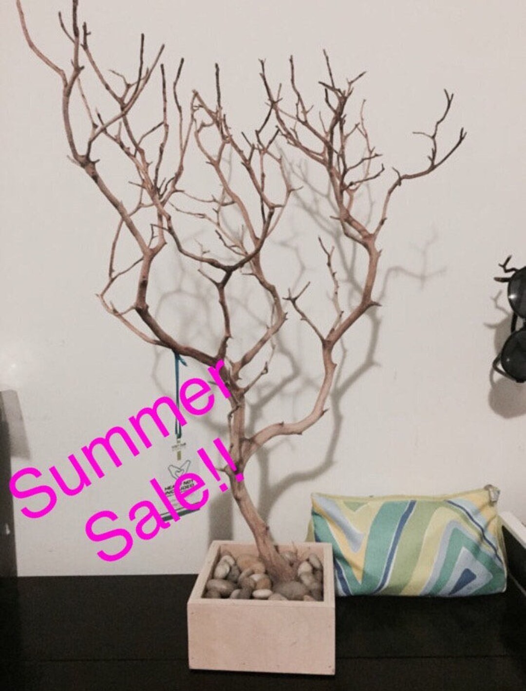 24 Natural Jewelry Tree With Natural Box/ Jewelry Organizer - Etsy