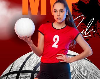 Editable Volleyball MVP Template, Custom Sports Award Certificate ...