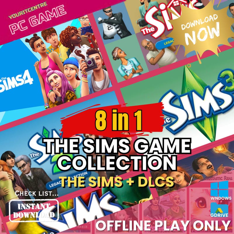 Sims Pc Games - Etsy