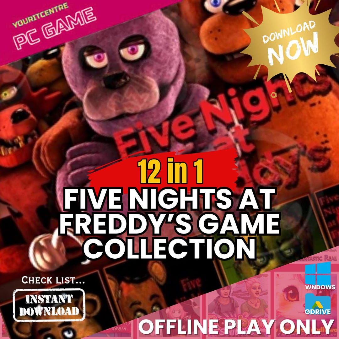 Five Nights at Freddy's 12 in 1 Full Collection Help Wanted, Sister's ...