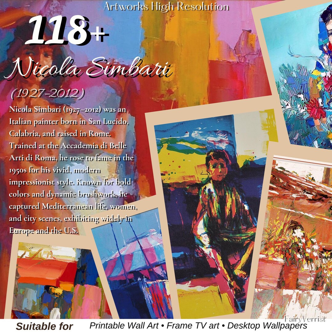 118+ Nicola Simbari - Italian Painter, Artworks, Printable, High-res ...