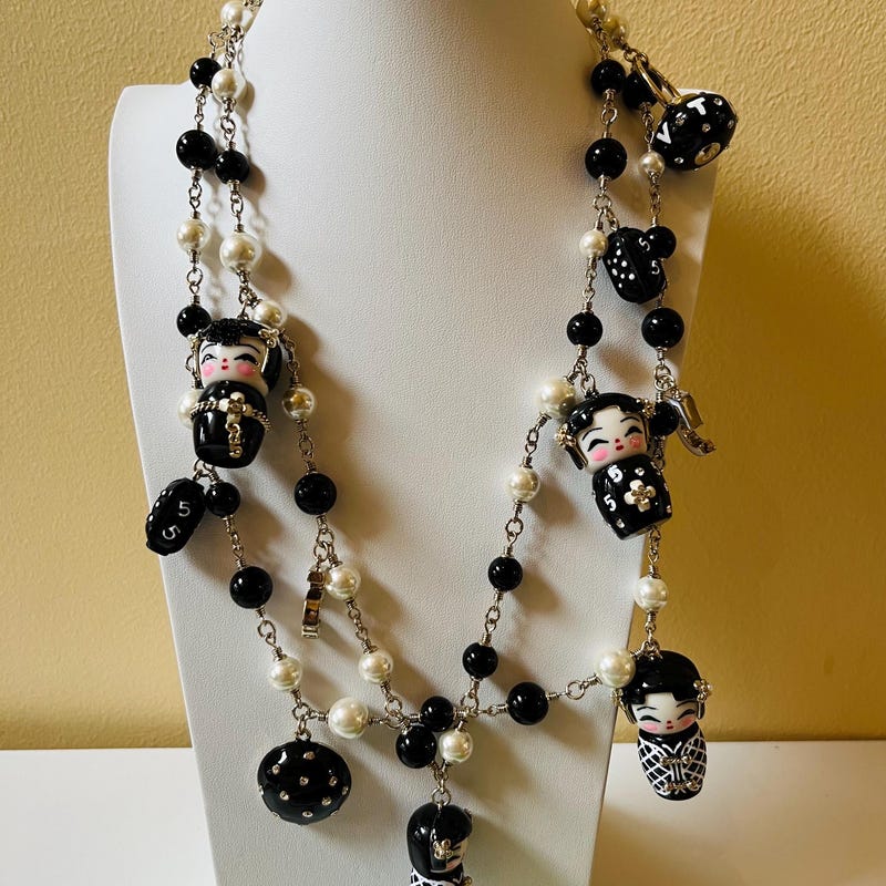 Pearl Doll Necklace Vintage - Etsy