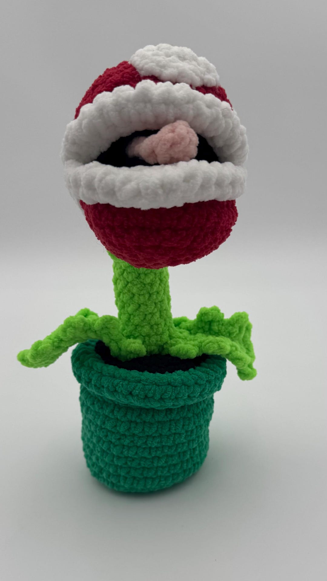 Crocheted Chomp Plant – Handmade Plush Carnivorous Plant | Cute Monster ...