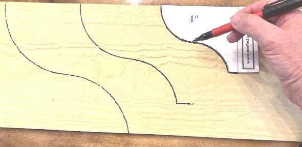 Pergola Rafter Tail Templates PDF - Printable Full-scale Patterns for 4 ...