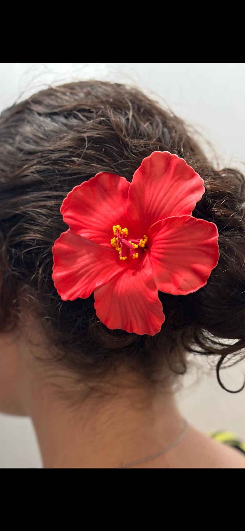 Hibiscus Flower Hair Clip - Etsy