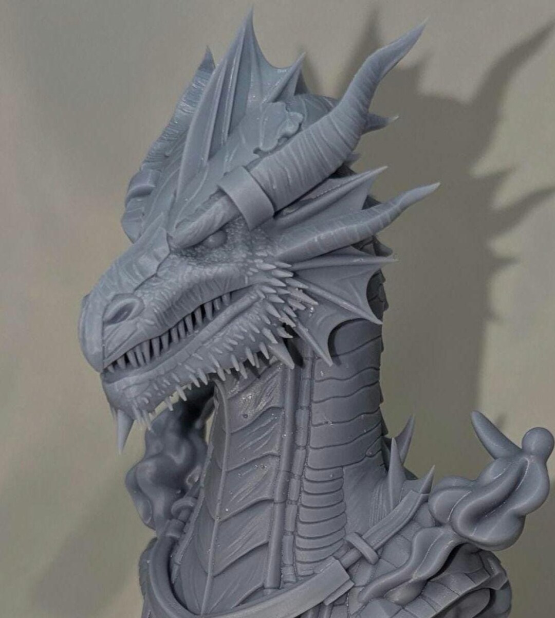 Dragon Prince Bust (unpainted) Model Kit, Figurine, Gift, Desk Ornament ...