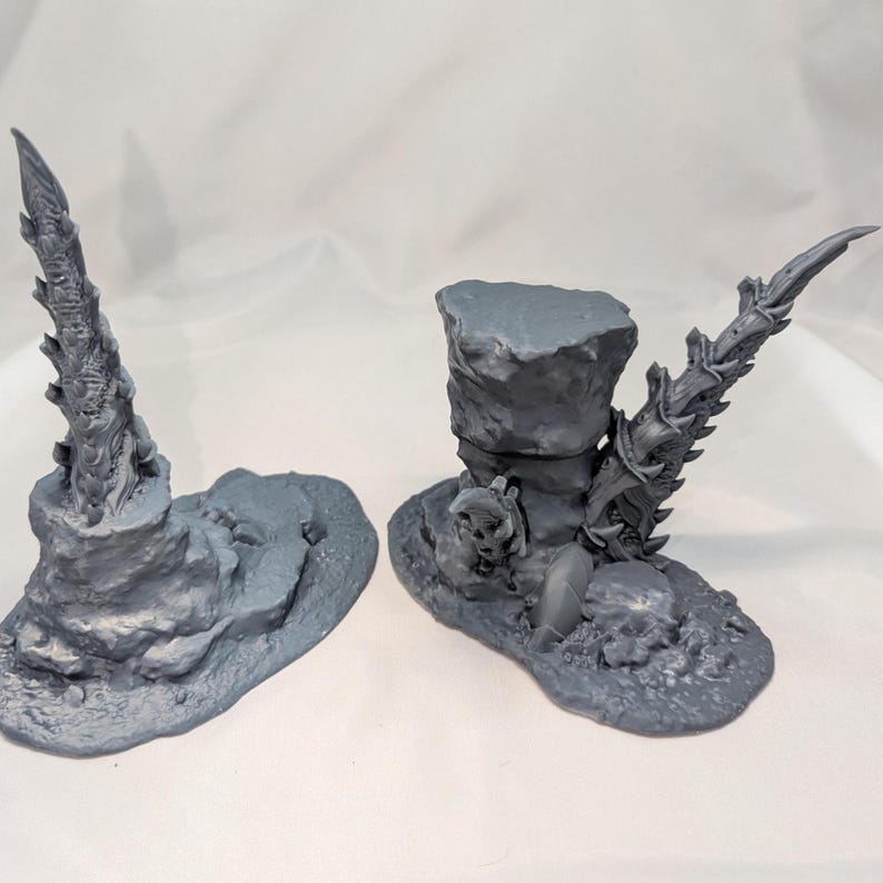 Space Bug Tower Set (unpainted) 4 Pieces, Tyranid, Warhammer 40k ...