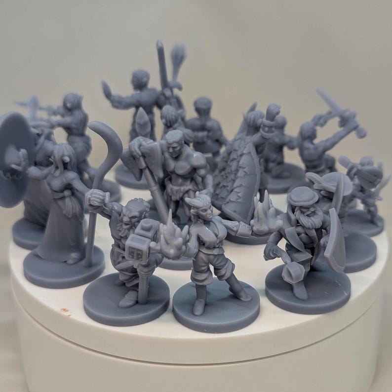 RPG Character Pack #1 - 15 Models (unpainted) for Dnd, Role Playing ...