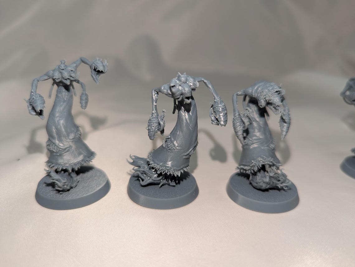 Lesser Flame Demons of Change, Set of 5 (unpainted) Chaos, Necromunda ...