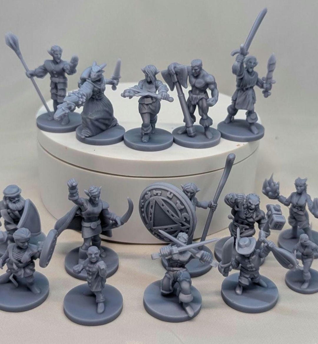 RPG Character Pack #1 - 15 Models (unpainted) for Dnd, Role Playing ...