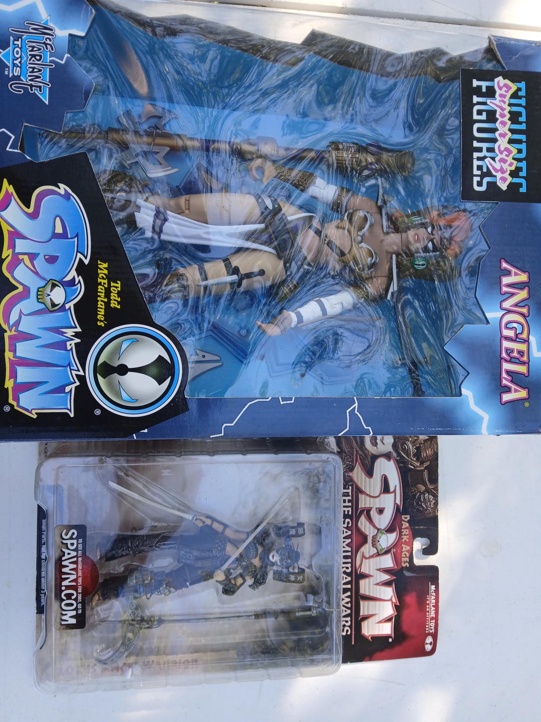 Spawn Action Figures New in the Box Set 2 Total. Angela Mcfarlane Toys ...