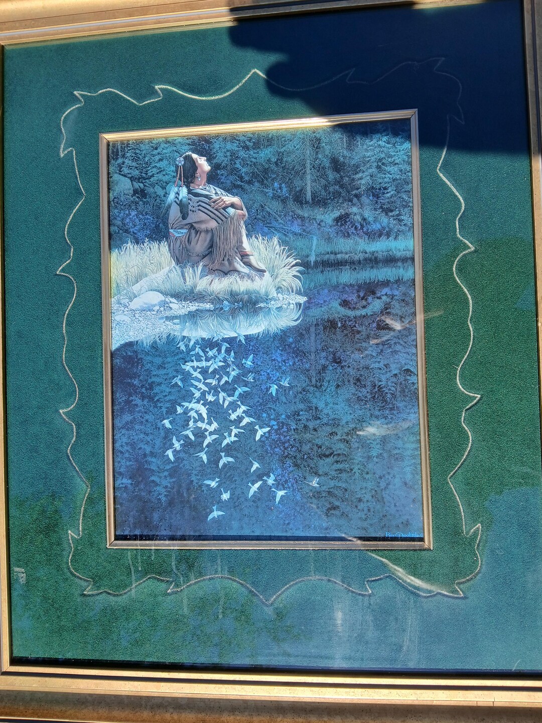 Signed Native American Art Bev Doolittle - Etsy