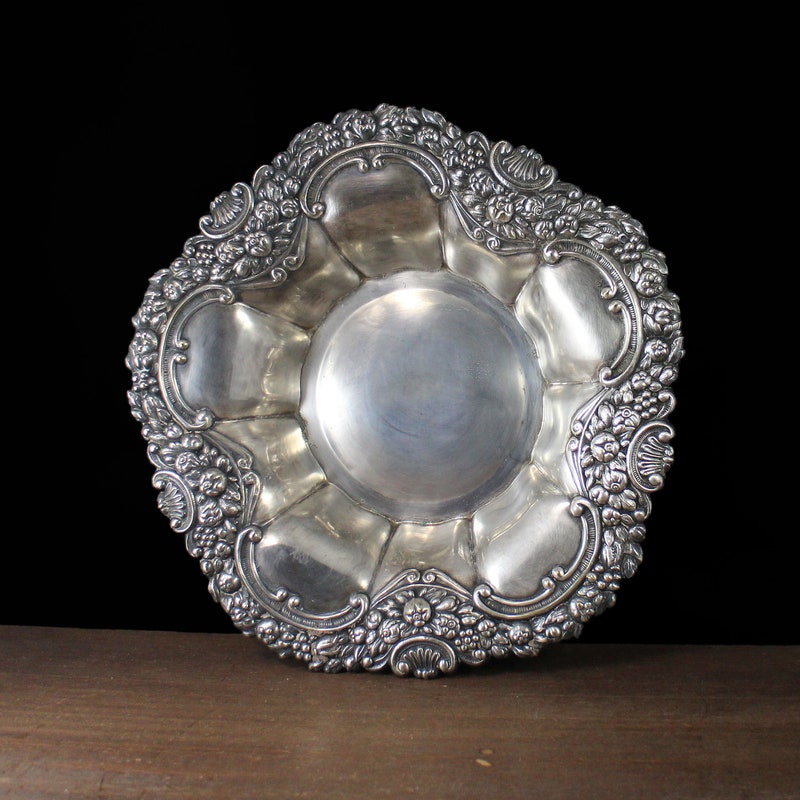 Silver Filigree Dish - Etsy