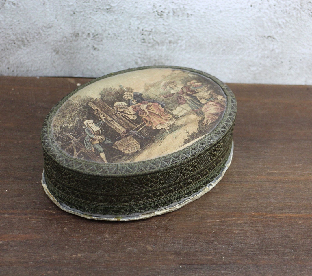 Vintage Chocolate Box Rare Antique Box - Antique Victorian Style ...
