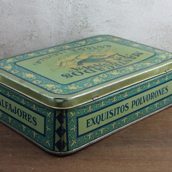 Antique Tin Box - Etsy