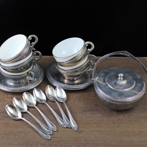 Silver Plated Coffee Set - Etsy