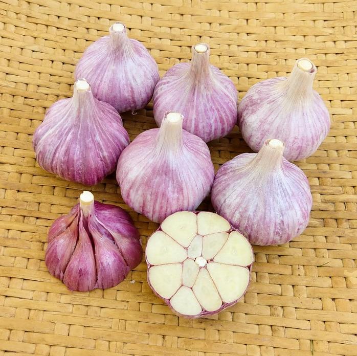 4 Mixed Garlic Bulbs for Planting and Gardening, Hardneck Garlic Tubers ...