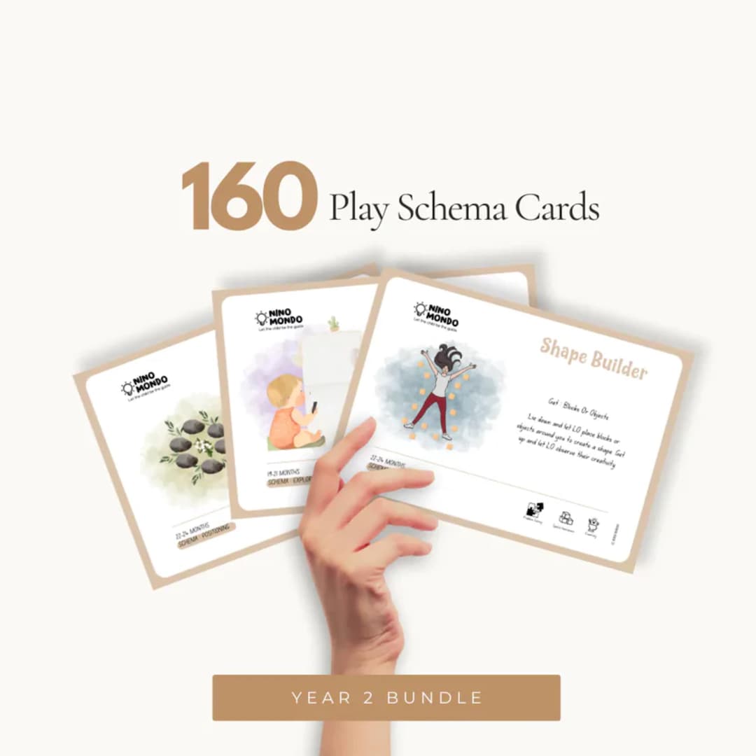 Montessori Play Schema Flash Cards for Toddlers | Montessori Flash ...