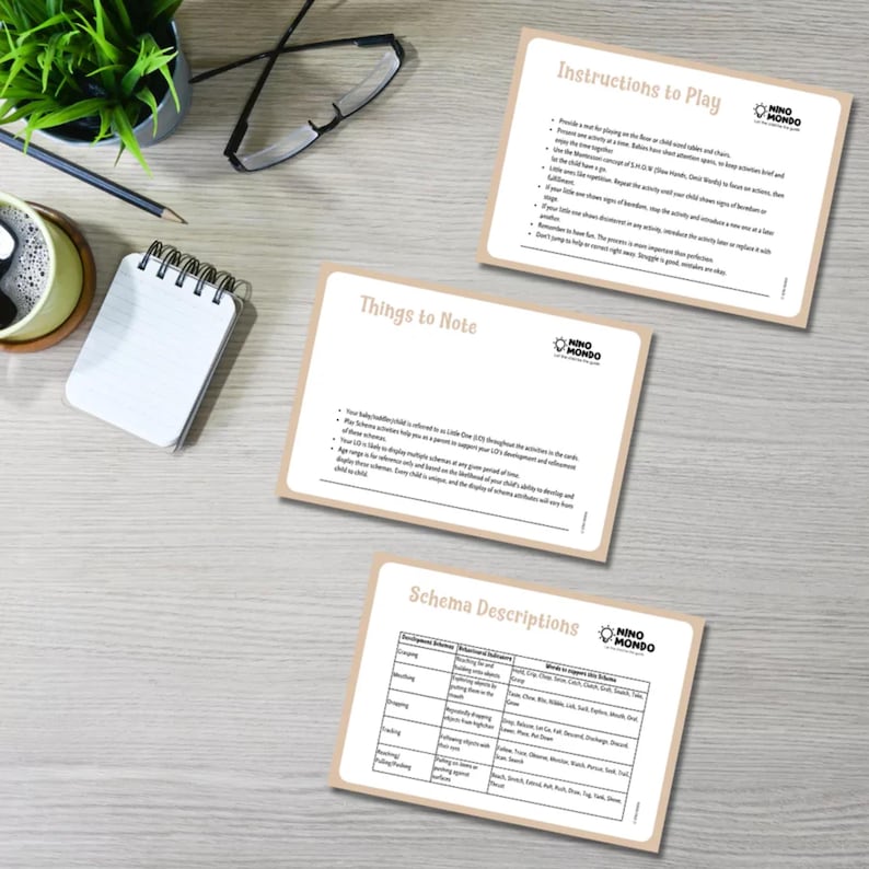 Montessori Play Schema Flash Cards for Toddlers | Montessori Flash ...