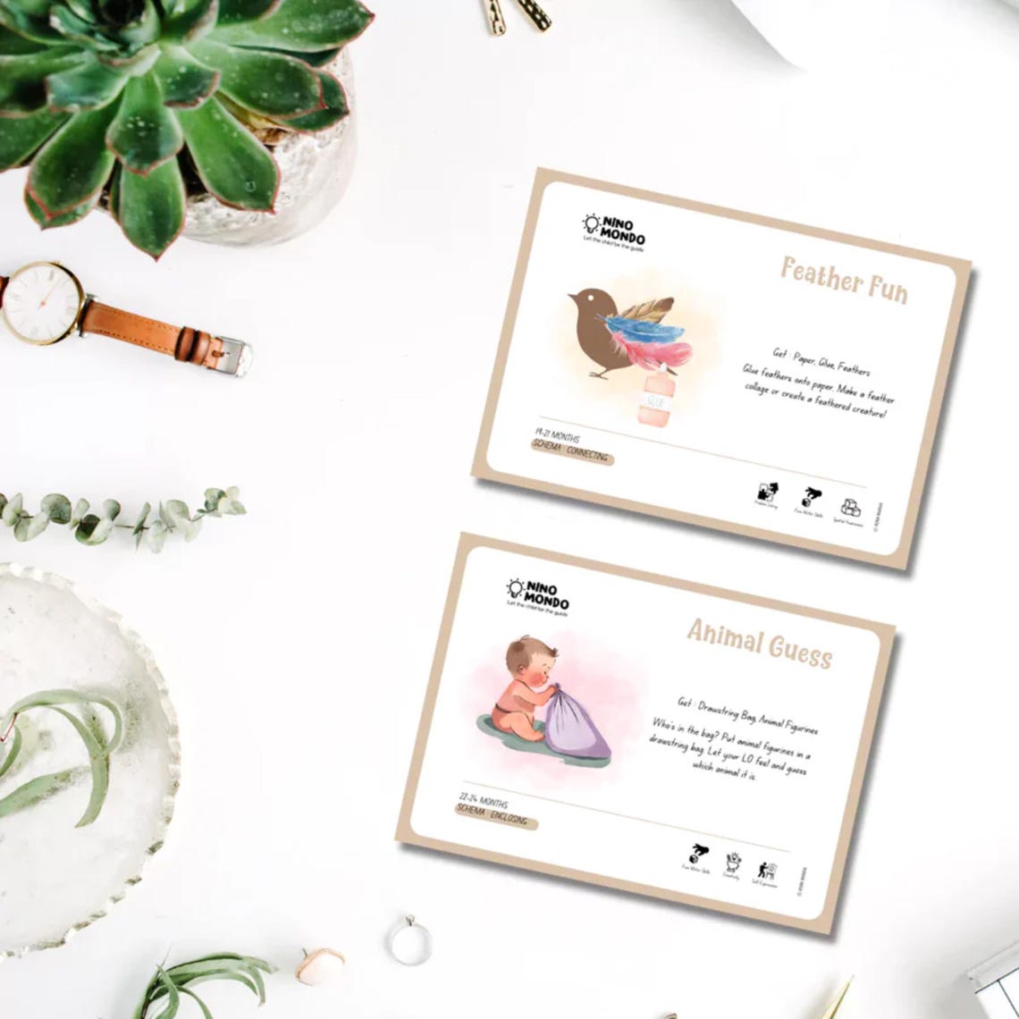 Montessori Play Schema Flash Cards for Toddlers | Montessori Flash ...