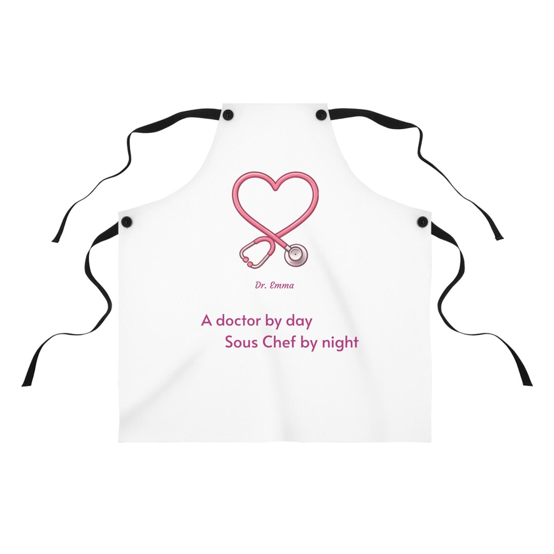 Personalized Apron for Doctors: Medical Nurse Cooking Apron, Gift for ...