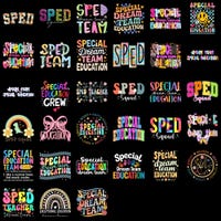 Special Education Svg, Sped Teacher Svg, Speducator Svg, Back to School ...