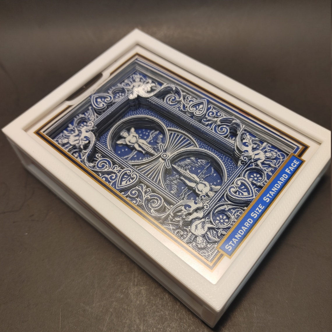 Blue Bicycle Standard Playing Cards With Blue Back 3D Art Hand Cut by ...