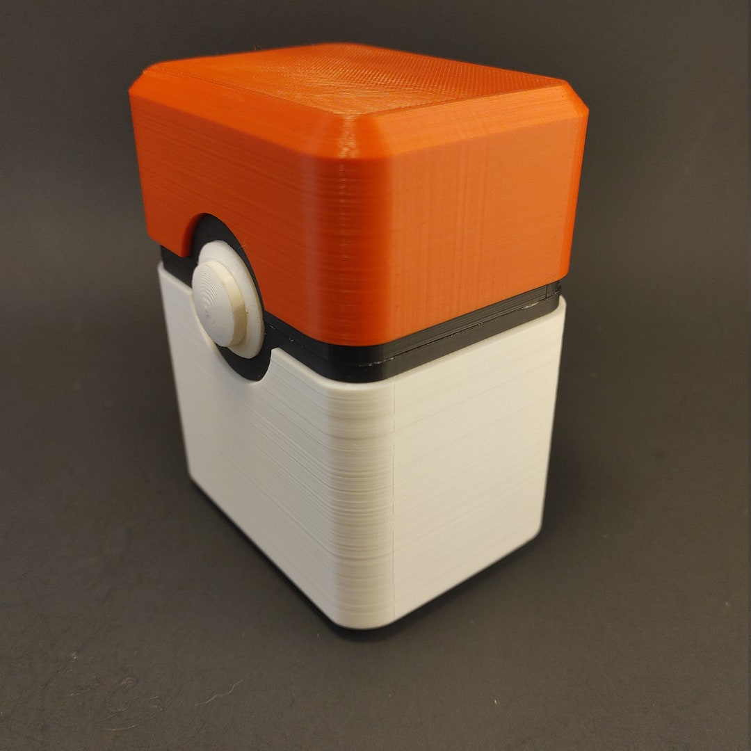 Pokemon Pokeball TCG Deck Box With Spring Latch - Etsy