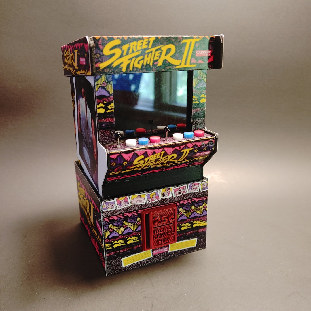 Street Fighter Arcade Cabinet Magic the Gathering Deck Box With Dice ...