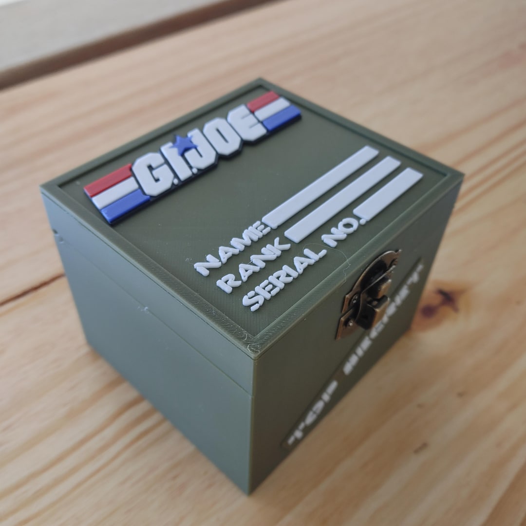 GI Joe Footlocker MTG Deck Box for Commander - Etsy
