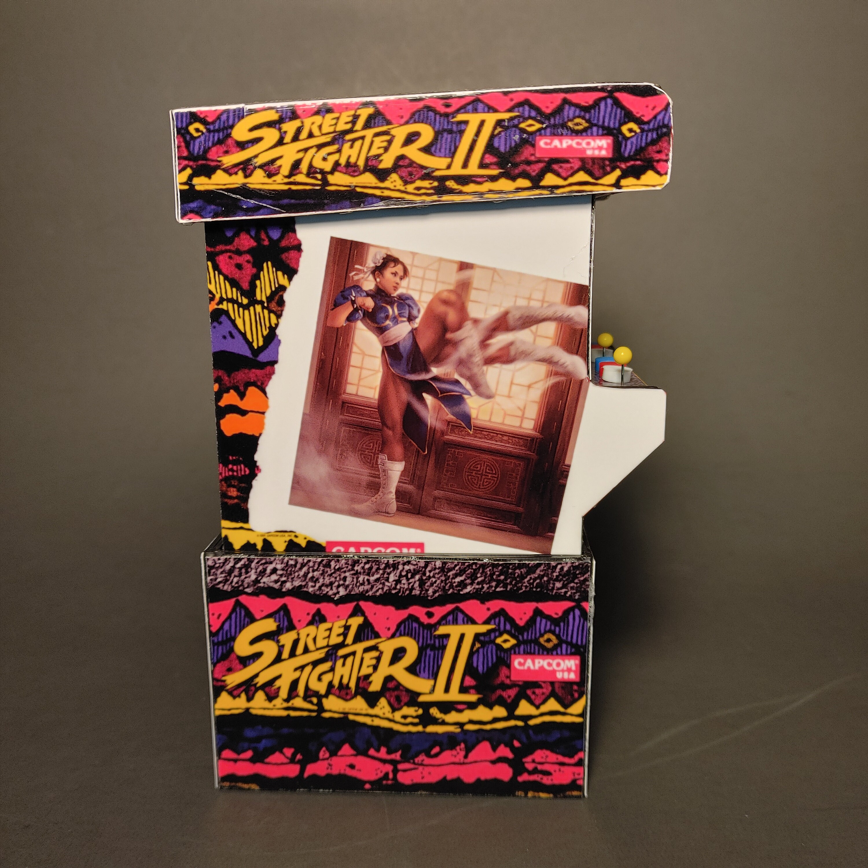 Street Fighter Chun-li Arcade Cabinet Magic the Gathering Deck Box With ...