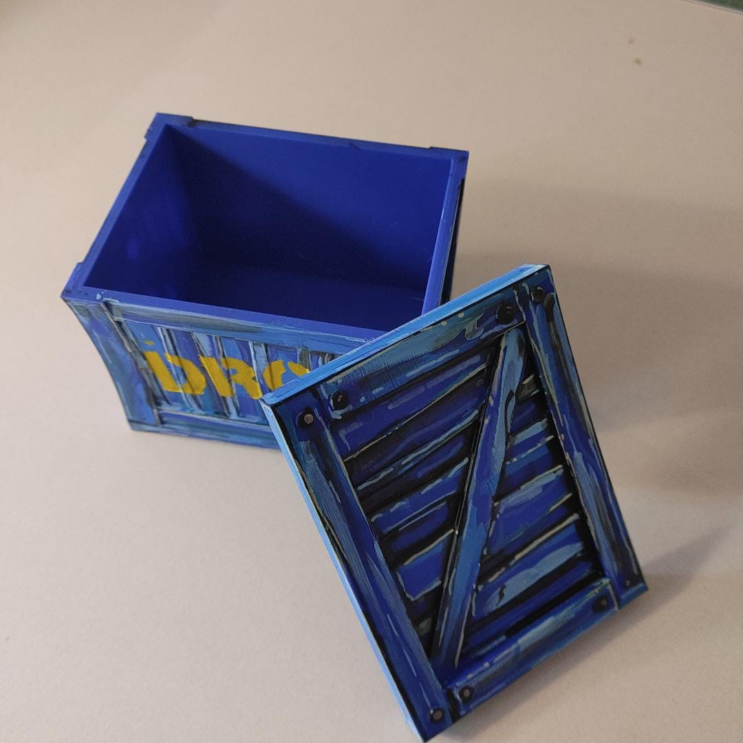 Blue Drop Loot Crate Magic the Gathering EDH Commander Deck Box. - Etsy