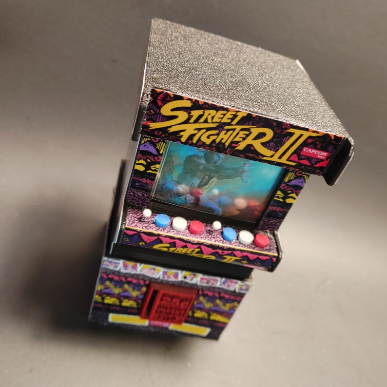 Street Fighter Ryu Arcade Cabinet Magic the Gathering Deck Box With ...