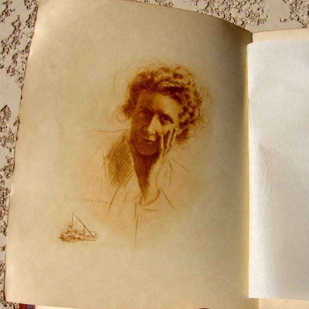 Antique Book by Alice Hubbard Woman's Work 1908 Suede - Etsy