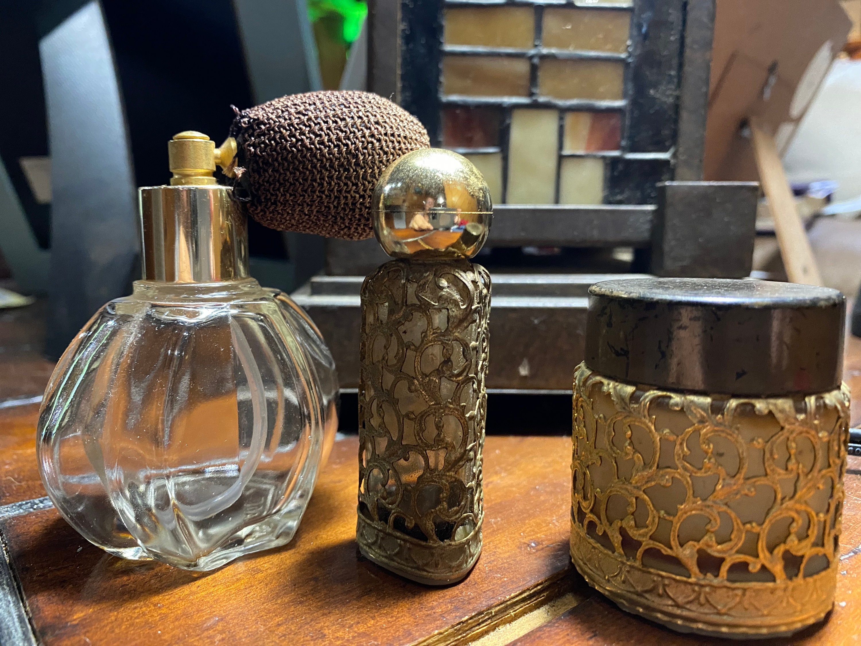 Vintage Perfume Vanity Set - Etsy