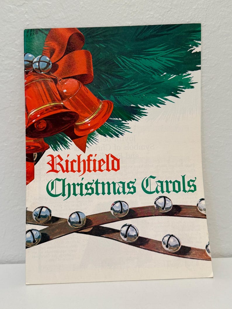 Vintage 1966 Christmas Carol Songbook - Etsy
