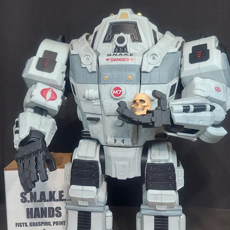 S.N.A.K.E. Hands for G.I. Joe Classified Cobra S.N.A.K.E Battle Suit - Etsy