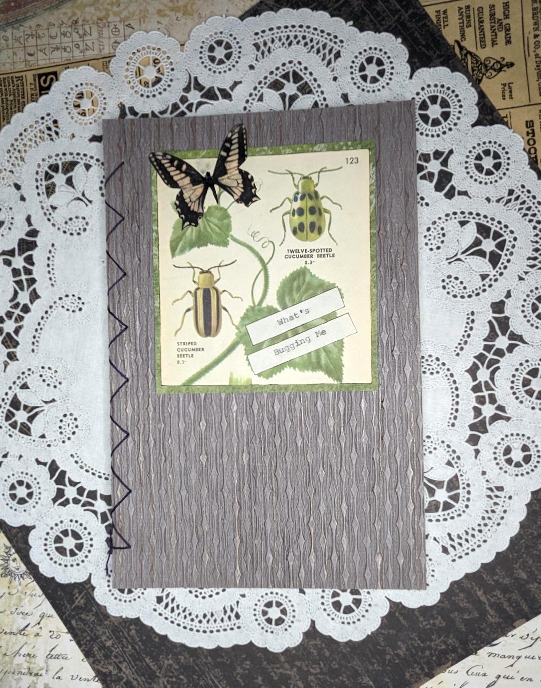 What's Bugging Me Handbound Journal - Etsy