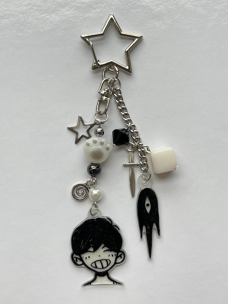 Handmade OMORI Inspired Keychains - Etsy