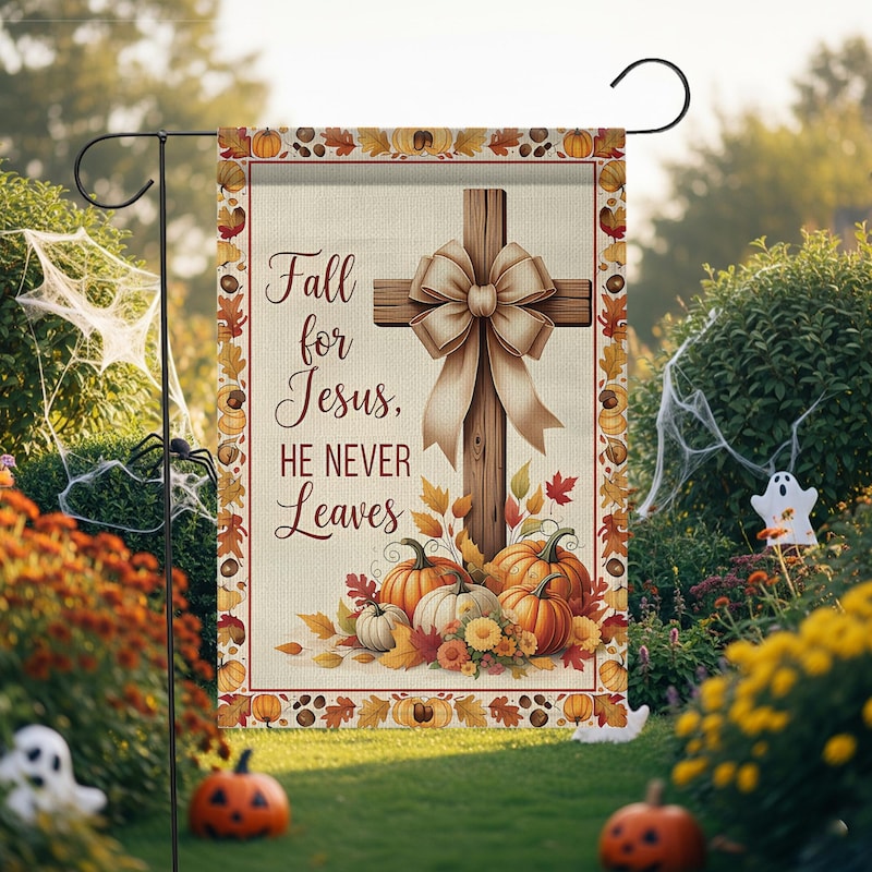Fall Garden Flag - Etsy