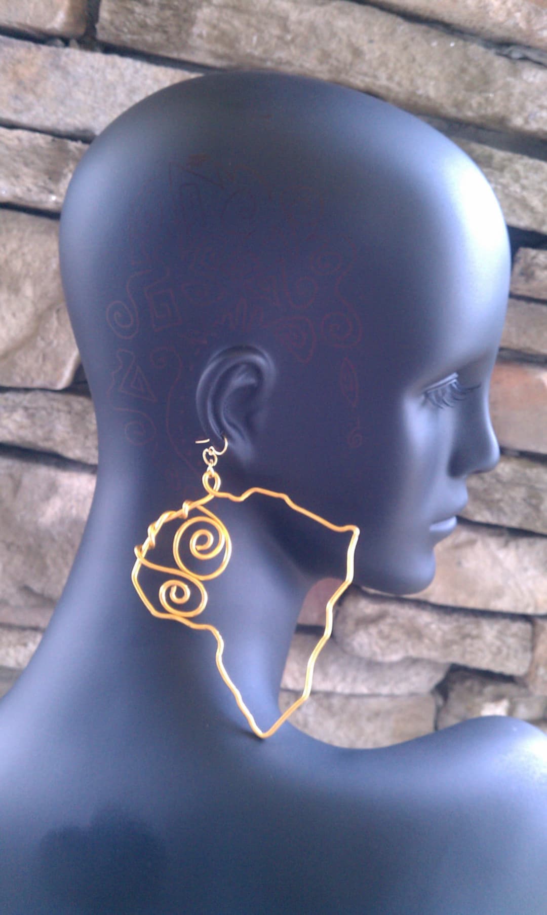 Large Size Africa Earrings - Etsy