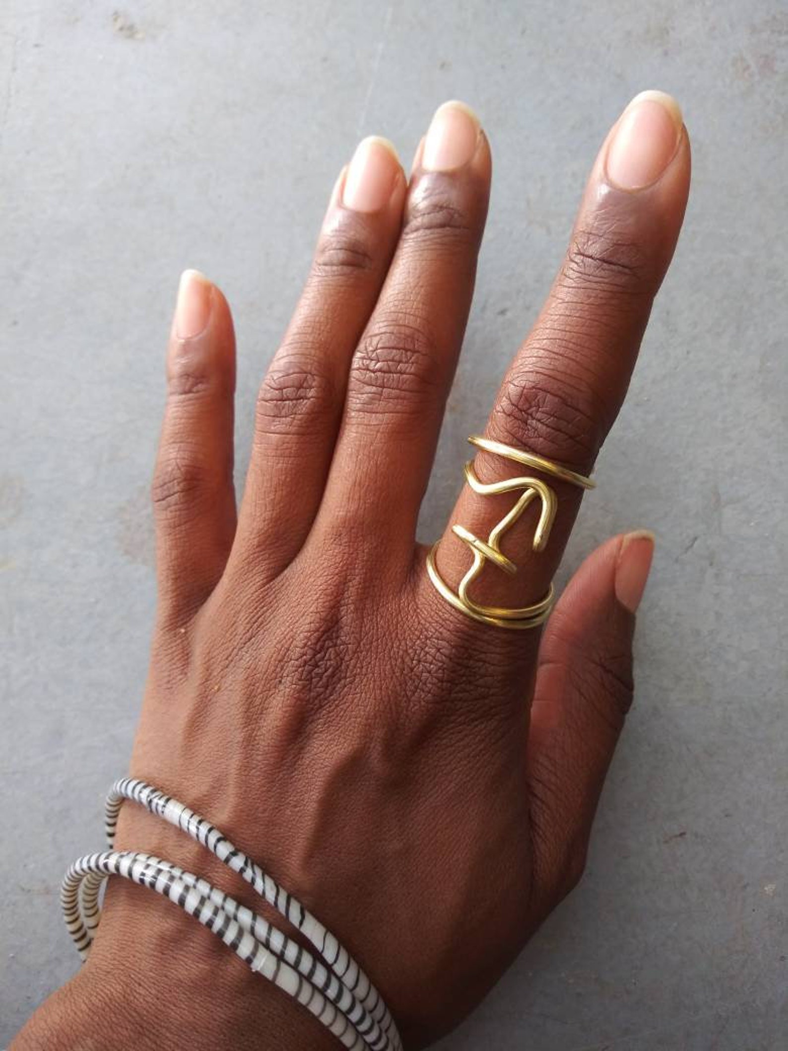 Zodiac Symbol Adjustable Brass Rings - Etsy