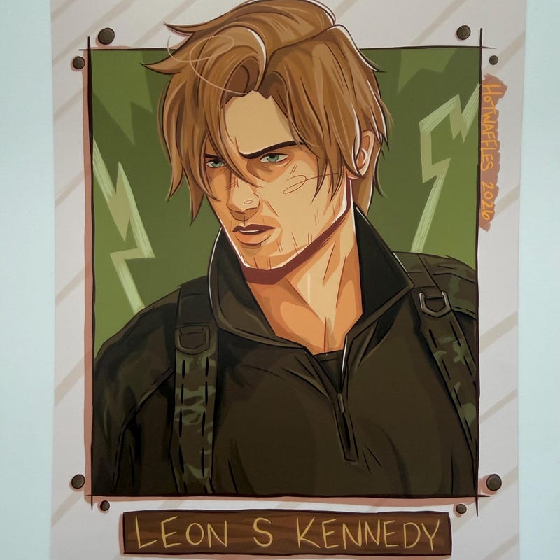 Leon Kennedy Fanart - Etsy