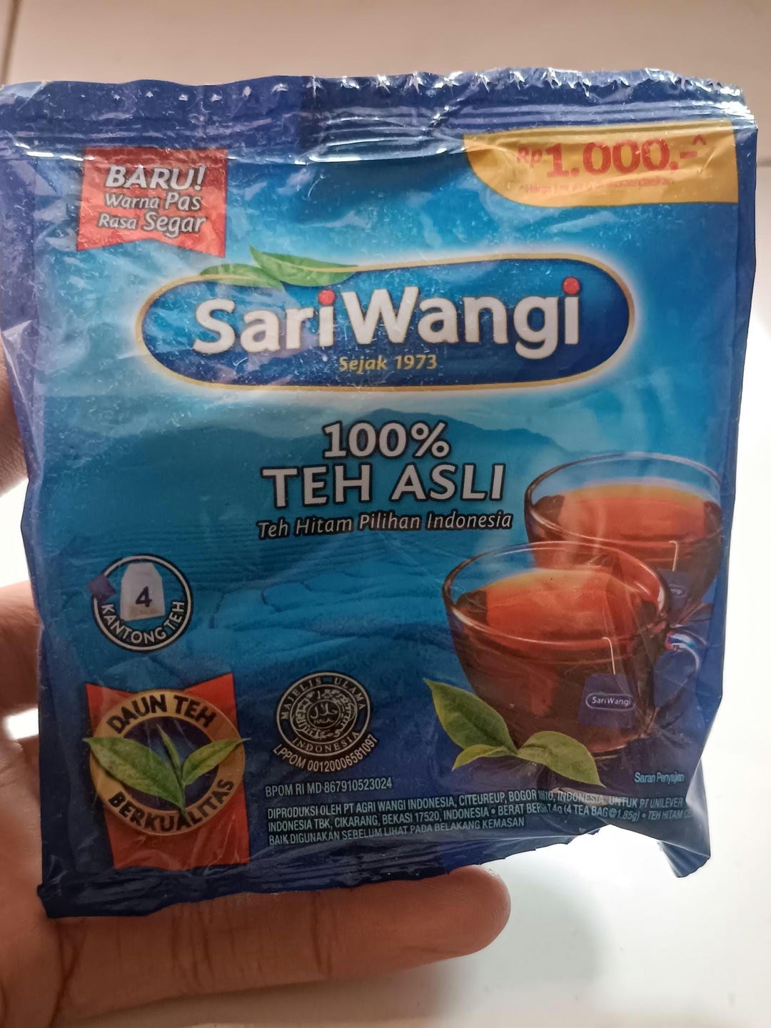 Sariwangi Tea, 100% Authentic Indonesian Tea - Etsy
