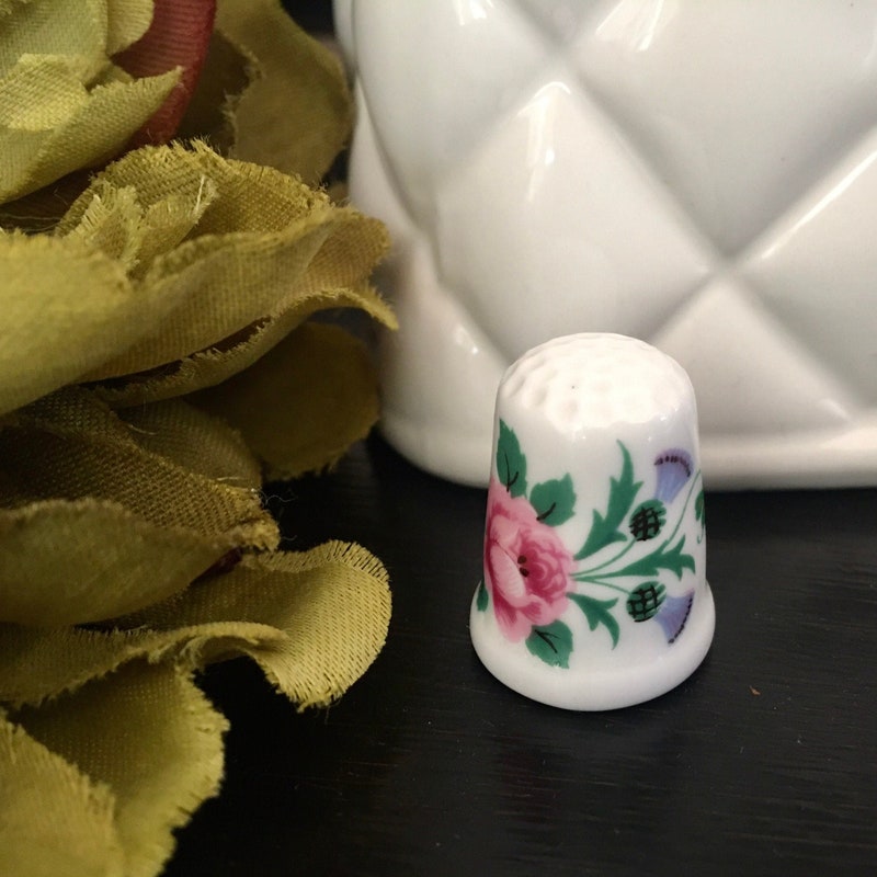 Bone China Thimble - Etsy