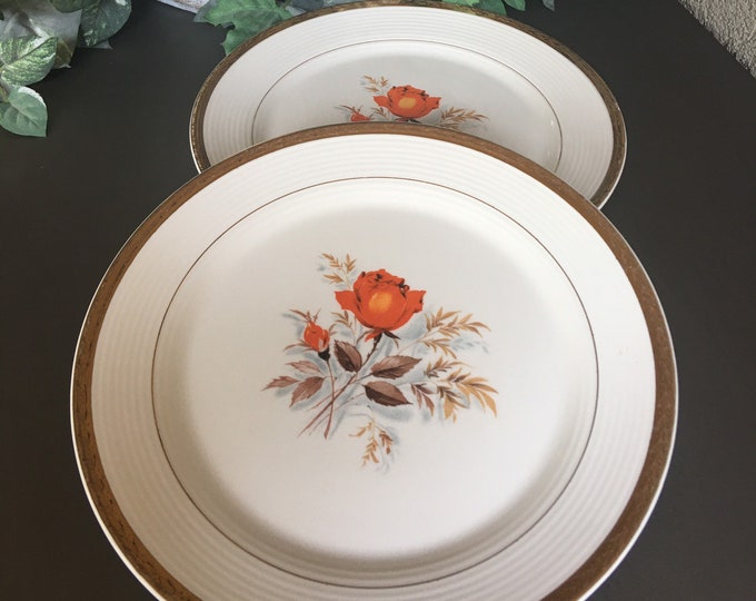 Triumph American Limoges Vermillion Rose, Triumph American Limoges 22K ...