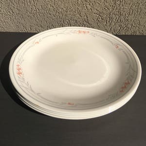 Corelle Dinner Plates Set of 6, Corelle Rose - Etsy