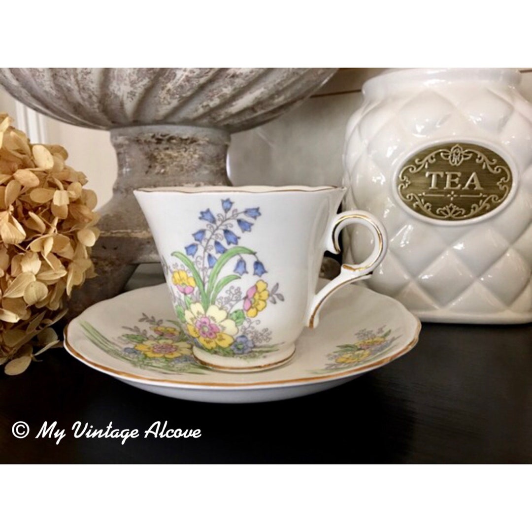 Colclough Tea Cup and Saucer - Etsy